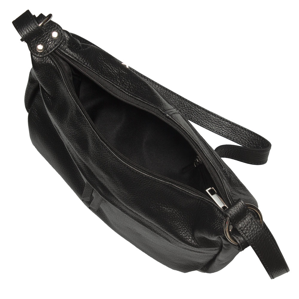 Geanta dama de umar din piele naturala DiAmanti Campi Bleumarin