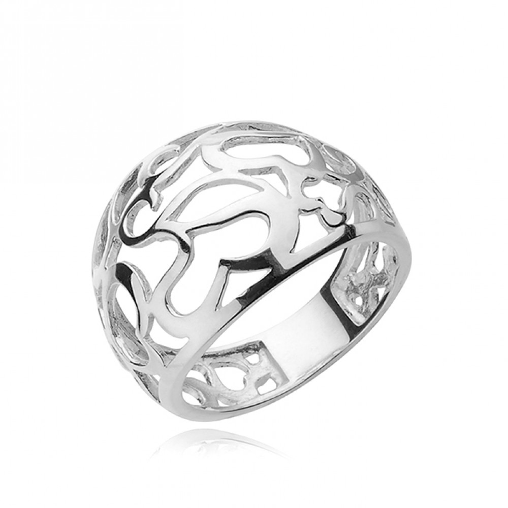 Inel argint cu inimi DiAmanti KS0015A-DIA - Diamanti.ro