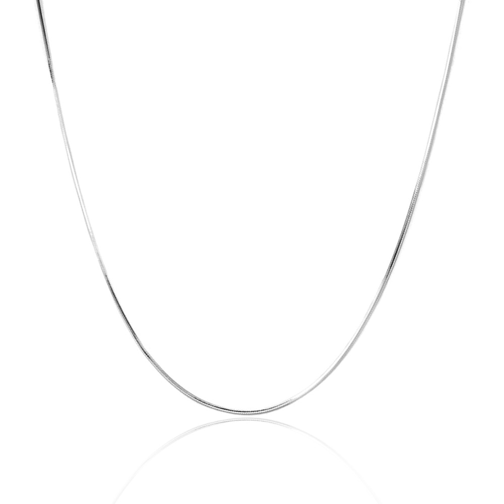 Lantisor argint rodiat 45 cm Snake DiAmanti C015-45cm-SL - Diamanti.ro