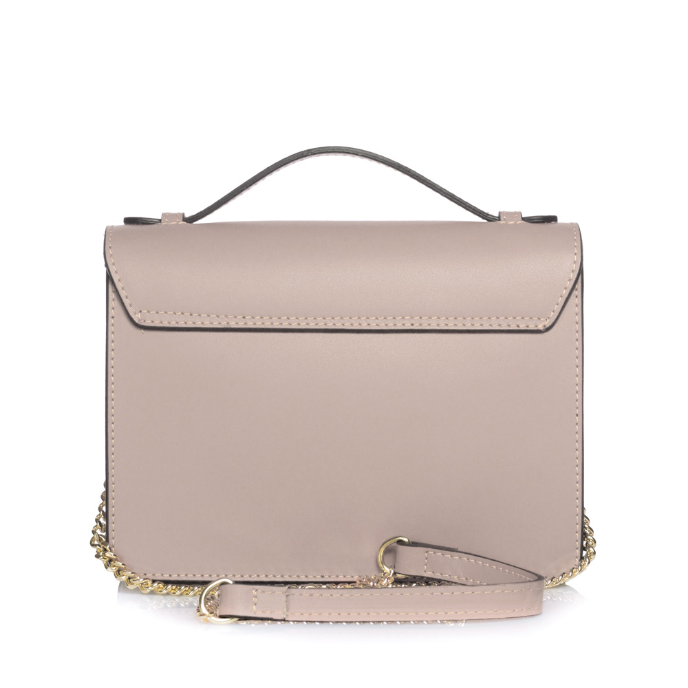 Geanta dama de umar din piele naturala DiAmanti Minoa Roz Prafuit ...