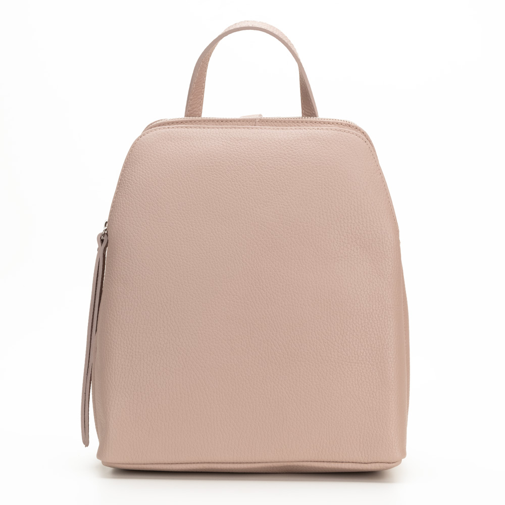 Rucsac dama piele naturala DiAmanti Alfredo Roz Pudra - DiAmanti.ro