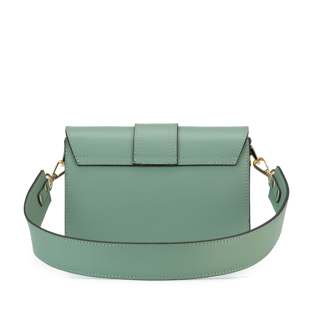 Geanta dama de umar din piele naturala DiAmanti Caprice Verde Salvie ...