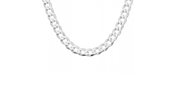 Lant barbati argint rodiat model cubanez 10 mm x 60 cm DiAmanti ...