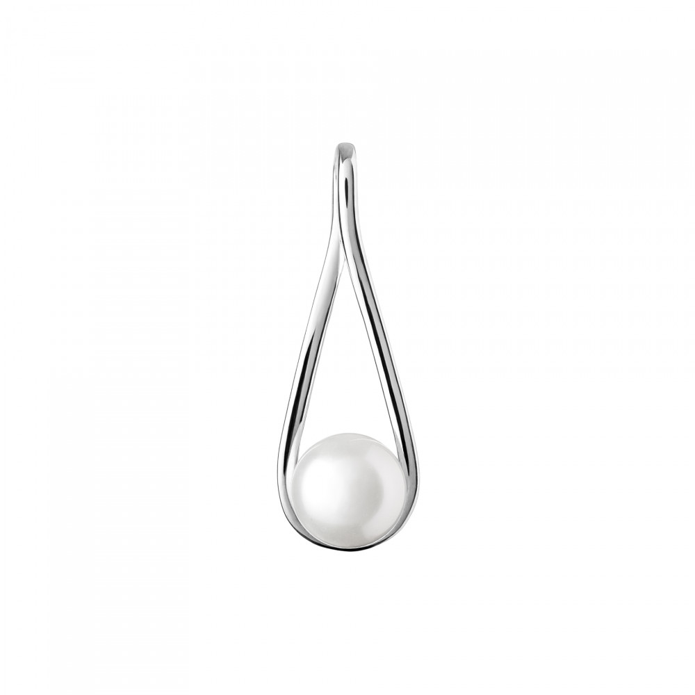 Pandantiv perla naturala alba argint DiAmanti SK20222P-W-G - Diamanti.ro