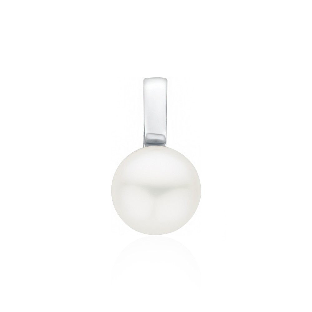 Pandantiv argint cu perla naturala alba DiAmanti SK22528P_W-G - Diamanti.ro