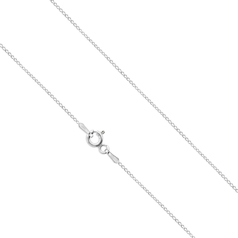 Lantisor argint rodiat subtire 45 cm DiAmanti FZSD025-45cm-SL - Diamanti.ro